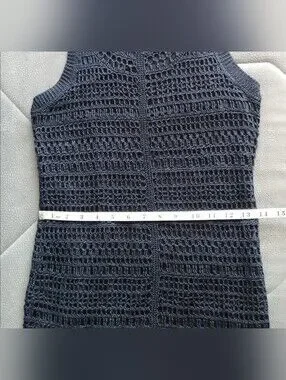 Theory | Dresses | Hptheory Nirlee Sag Harbor Crochet Open Knit Navy ...